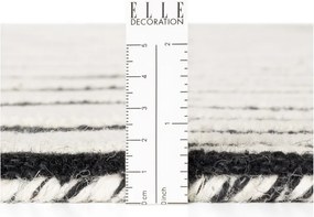 Černobílý ručně tkaný vlněný koberec 200x290 cm Stryve Pulse – Elle Decoration