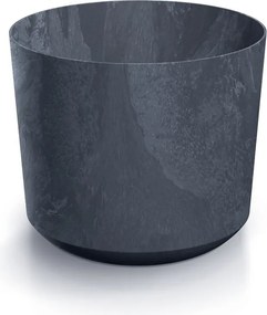 PRO Květináč TUBO BETON EFFECT 29,2cm antracit