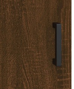 Skříň highboard hnědý dub 69,5 x 34 x 180 cm kompozitní dřevo,  3196018