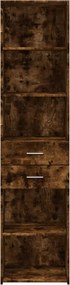 Skříň highboard kouřový dub 45 x 42,5 x 185 cm kompozitní dřevo 3281452