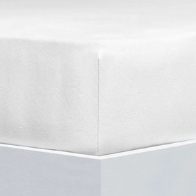 Florella Prostěradlo Solit Jersey Weiss, 90-100x200 cm
