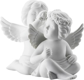 Figurka Classic dvojice andělů s květinami střední