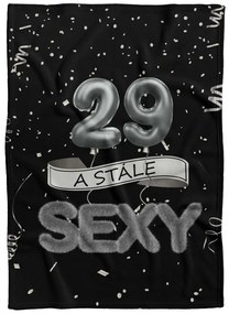 Deka Stále sexy – Černá (věk: 29, Podšití beránkem: NE)