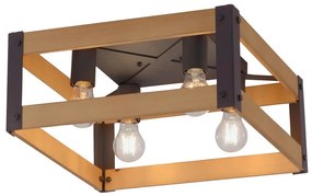 Leuchten Direkt Leuchten Direkt 15724-79 - Stropní svítidlo CRATE 4xE27/60W/230V W1453