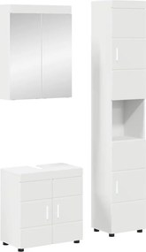 Sada koupelnového nábytku TULUM 3 ks Bílá 60 x 34 x 63 cm 3398034