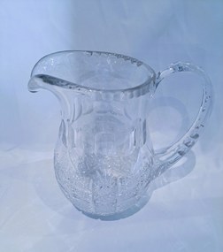 Broušený skleněný džbán na vodu 1 000 ml