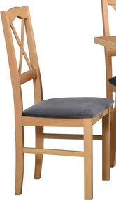 Nábytkáři ORFA NIEL 11 (NILO 11) -jídelní židle dřevo DUB GRANDSON/nová látka grafitová č.28B = Kronos 22  - kolekce &quot;DRE&quot; (K150-E)