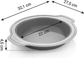 TESCOMA Silikonová forma s kovovým okrajem DELÍCIA ø 22 cm
