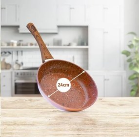 Pánev mediashop copper&stone pan 24 cm