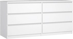 Bílá komoda 154x76x50 cm Naia – Tvilum