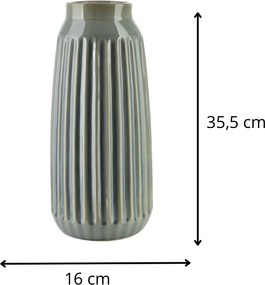 Váza Arina 35,5 cm modrá