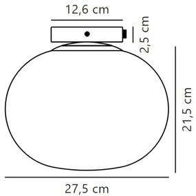 Nordlux - Stropní svítidlo ALTON 1xE27/25W/230V