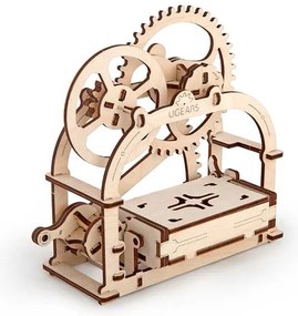 Ugears 3D dřevěné mechanické puzzle Box na vizitky