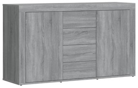 Příborník šedý sonoma 120 x 36 x 69 cm kompozitní dřevo,  815493