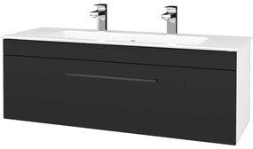 Dřevojas Koupelnová skříň ASTON SZZ 120 Varianta: N01 Bílá lesk / Úchytka T06 / N03 Graphite