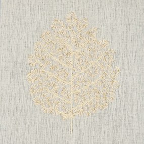 ZÁCLONA NA KROUŽCÍCH SABINA 140X250 CM LISTY