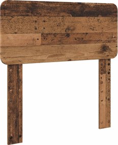 Rám postele s čelo Staré dřevo 90 x 190 cm Kompozitní dřevo 3412434