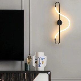 Toolight Nástěnné svítidlo LED APP857-W Long Black