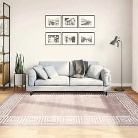 Koberec pratelný 160 x 230 cm béžový protiskluzový 337943