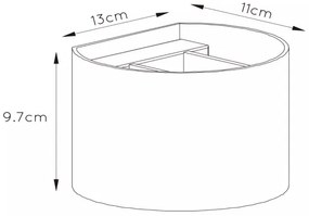Lucide 09218/04/31 - LED Nástěnné svítidlo XIO 1xG9/4W/230V bílé