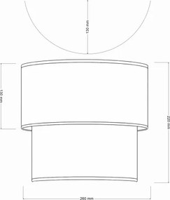 BRILAGI - LED Nástěnné svítidlo BOHO ECO 1xE27/10W/230V krémová