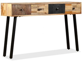 Konzolový stolek, masivní recyklovaný teak 120x30x76 cm 245403