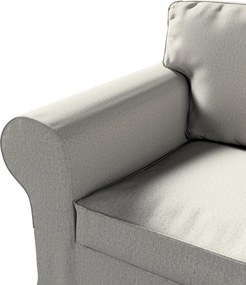 Potah na křeslo IKEA Ektorp barva šedá látka pletený vzor