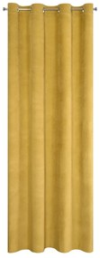 ZATEMŇOVACÍ ZÁVĚS NA KROUŽCÍCH MILO 140X250 CM ZLATÁ