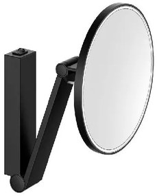 Keuco Kosmetická zrcadla - Kosmetické nástěnné zrcátko s LED osvětlením, matná černá 17612379004