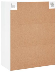 Nástěnné skříňky 2 ks bílé s vysokým leskem kompozitní dřevo,  3197947