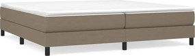 Box spring postel s matrací taupe 200x200 cm textil 3144105