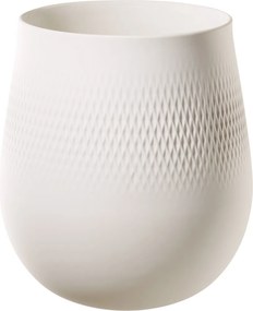 Villeroy&Boch Villeroy & Boch Manufacture Collier Blanc váza Carré, velká 21 cm, 5,5 l