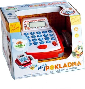 Pokladna malá digitální se zvukem se světlem