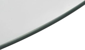 vidaXL Otočný servírovací tác transparentní 60 cm tvrzené sklo [249498]