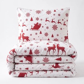 Flanelové povlečení Santa Claus EMI