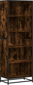 Knihovna kouřový dub 60 x 35 x 170,5 cm kompozitní dřevo 3300852