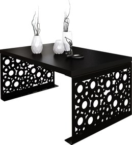 Konferenční stolek RINA 100x60 Hlavní barva: Černá, Další barva: Bílá