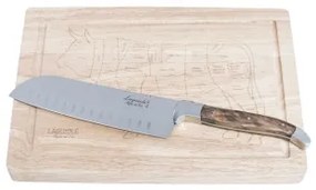 LAGUIOLE Luxury line nůž Santoku a prkénko