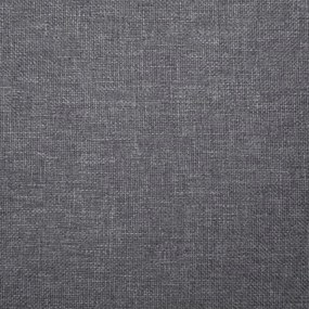 vidaXL Lavice 139,5 cm světle šedá polyester