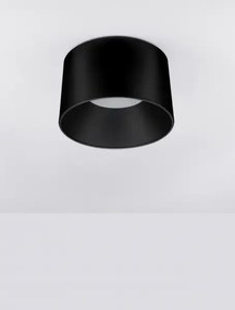 LED černé designové stropní svítidlo Atil