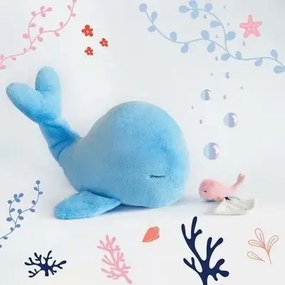 Doudou Plyšová modrá velryba 60 cm / od 0 let