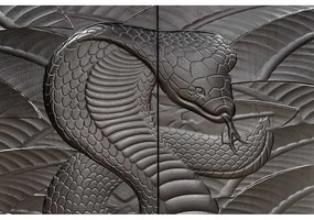 Massive home | Vysoká komoda Snake 120cm mangové dřevo
