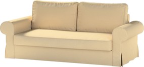 Potah na pohovku IKEA Backabro,  3-místná, rozkládací barva béžová látka lesklé, pletený vzor