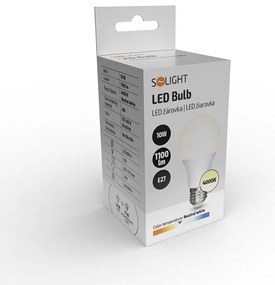 Solight LED žárovka, klasický tvar, 10W, E27, 4000K, 270°, 1100lm