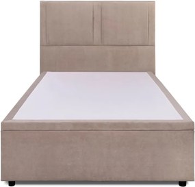 Postel Fro Sol 120x200 s roštem, úložným prostorem Mono 233, béž