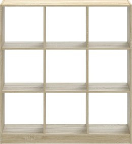Knihovna dub sonoma 102 x 32 x 108 cm kompozitní dřevo 3307839