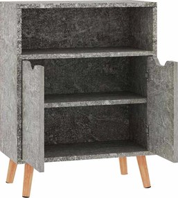 Příborník betonově šedý 60 x 30 x 72 cm kompozitní dřevo 326826