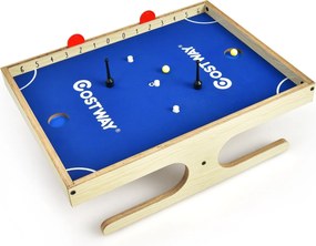 Costway Magnetický mini stolní fotbal se 2 míčky a 2 magnetickými držadly pro 2