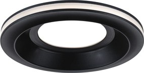 P 92251 LED vestavné svítidlo Sormus samostatné svítidlo IP65 kruhové 100mm 4,8W / 1,5W / 230V 3000K černá - PAULMANN