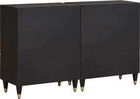 Servírovací skříň 2 ks 60 x 33 x 75 cm Masivní mangové dřevo 3310157
